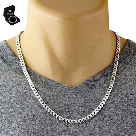 ŁAŃCUCH Srebrny Męski Łańcuszek SREBRO pr 925 5mm Pancerka WŁOSKA GRATIS 216193672 ERLI pl