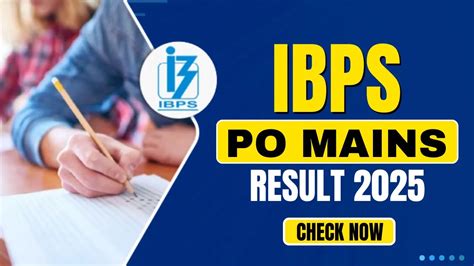 Ibps Po Mains Result 2025 Expected Date Check Official Download Link