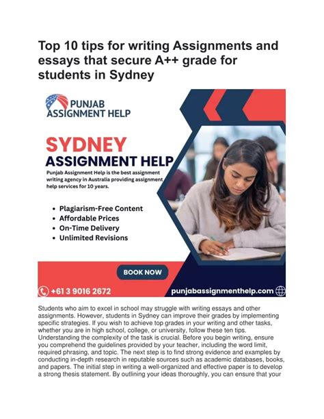 Ppt Top 10 Tips For Writing Assignments And Essays That Secure A