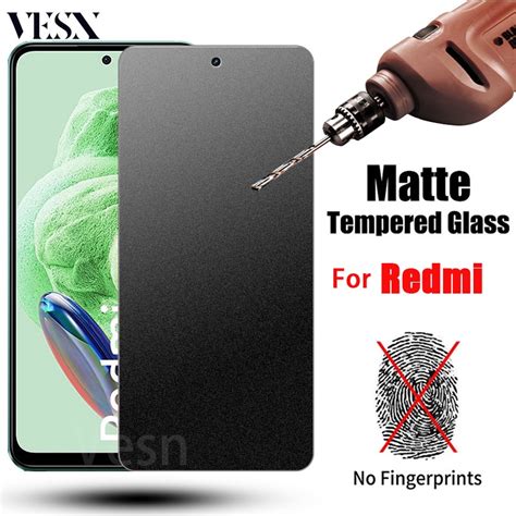 Matte Tempered Glass Screen Protector For Redmi Note S S S S Pro Max