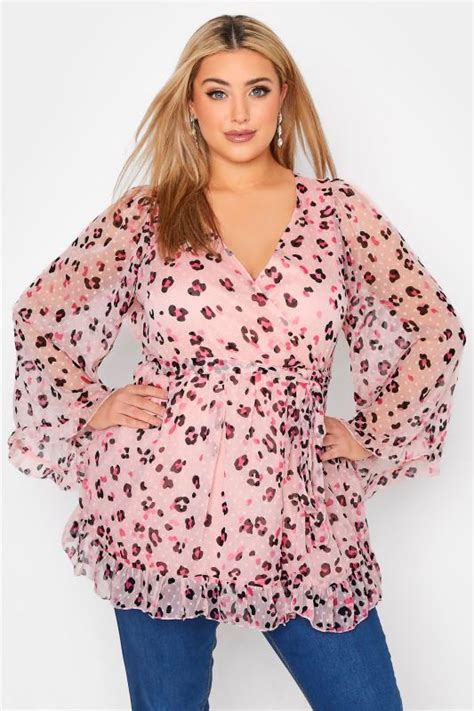 Plus Size Wrap Tops Wrap Around Tops Yours Clothing