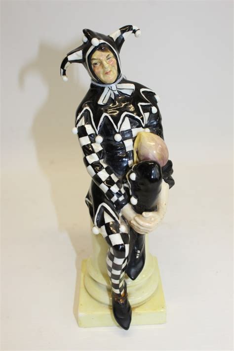 Lot 2105 Rare Royal Doulton Figure The Jester In