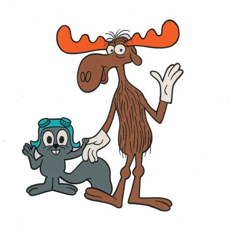 Rocky And Bullwinkle Publicity Cel From The Rocky And Bullwinkle Tv Show