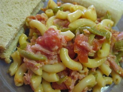 Spam And Macaroni Hash Recipe Recipe Recipes Hash