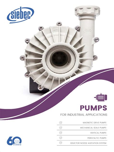 Siebec Pumps For Industrial Applications 01 2017 En Pdf