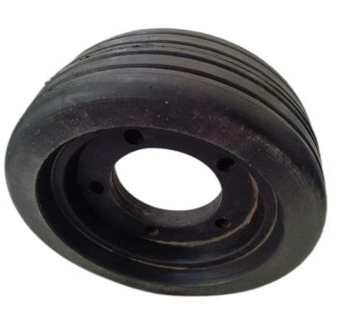 Black Grass Cutting Machine Rubber Wheel At Rs 320piece Rubber Wheel For Trolley In Ludhiana