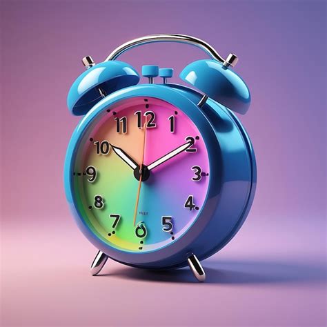 3d Alarm Clock Icon For Success Delivery Concept Generative Ai