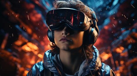 Premium Photo Future Digital Technology Boy In Virtual Reality