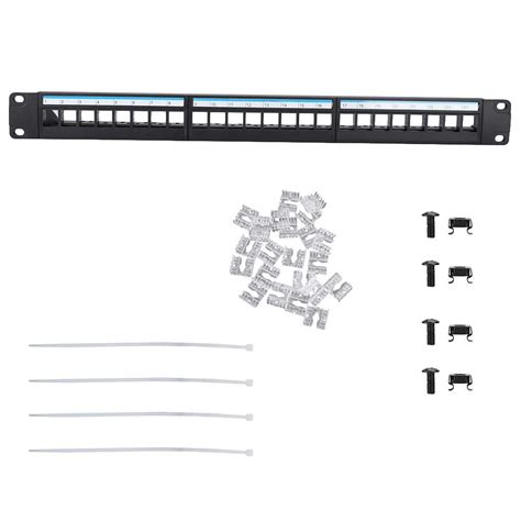 Buy Tosuny Patch Panel Cat6 19inch Cat6 Patch Panel 24port Patch Panel With Self Fixed Force