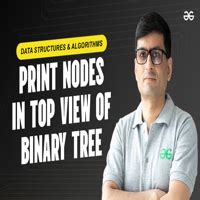 Top View Of Binary Tree GeeksforGeeks Videos