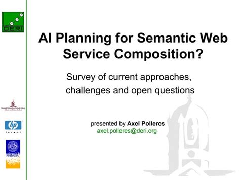 Ai Planning For Semantic Web Service Composition Ppt