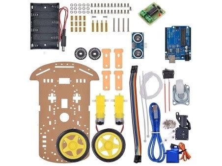 Arduino UNO R3 Compatible Obstacle Avoider Robot DIY Kit