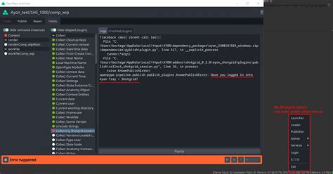 Ayon Nuke Publish Shotgrid Login Error Page 2 General Ynput Community