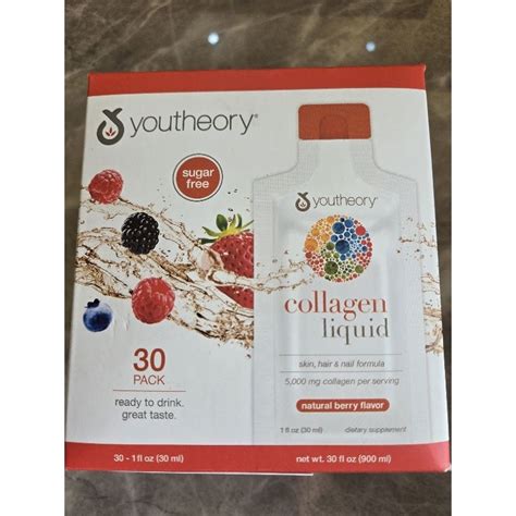 加拿大熱銷 台灣現貨youtheory Collagen Liquid 膠原蛋白飲 ⏫️加大30日份 天然莓果味 蝦皮購物