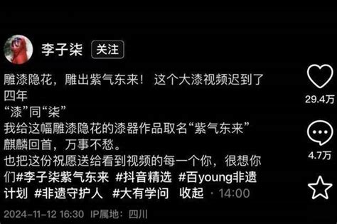 李子柒宣布回归，外网视频播放量破两千万，“打脸”了多少网红？网友秦朗传统