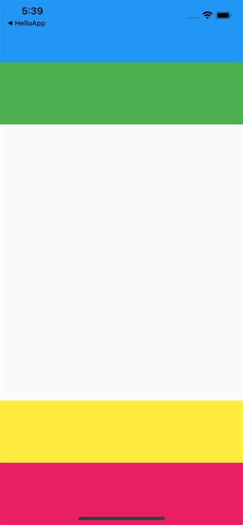 Flutter Column カラム の要素 children を上と下 top and bottom に表示するには ちょげぶろぐ