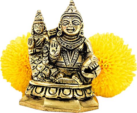 Buy Aargkraft™ Brass Laxmi Kuber Lakshmi Kuber Ji Idol For Pooja Or