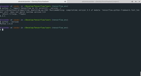 Python 3x Tensorflow Giving Error Usrlibpython36importlib
