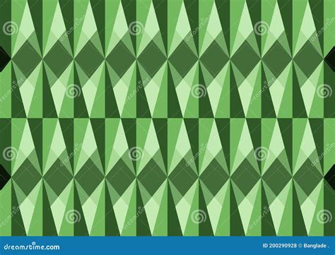Polygon Abstract On Green Background Light Green Vector Shining Triangular Pattern An Elegant