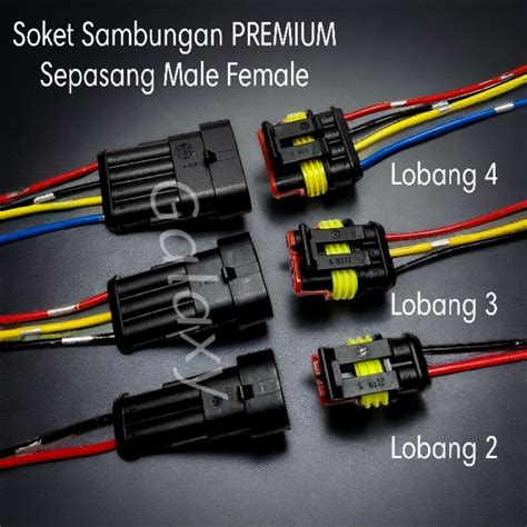 Jual Soket Sambungan Sepasang Premium Harga Set Shopee Indonesia