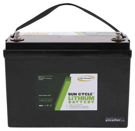 Go Power Lithium RV Battery Deep Cycle LiFePO4 Group 31 12V