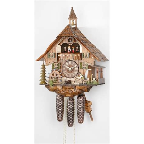 Buy German Cuckoo Clock 8 Day Movement Chalet Style 1850 Inch