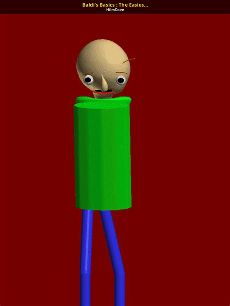 Baldis Basics The Easiest Basics Mod For Baldis Basics Baldi Mods