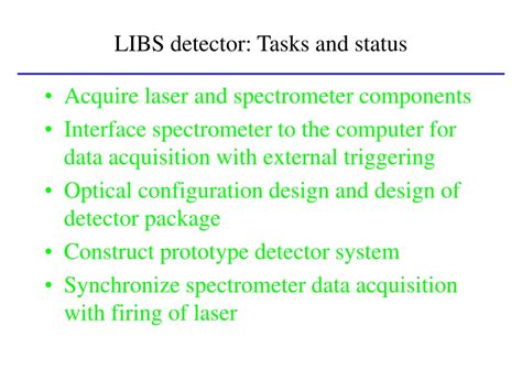 Ppt Libs Detector System Design And Preliminary Testing Powerpoint