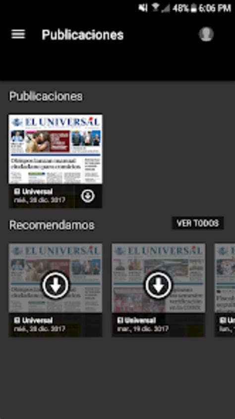 Android Için El Universal Edición Digital İndir