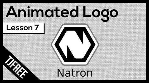 natron lesson 7 animated logo intro video using free software youtube