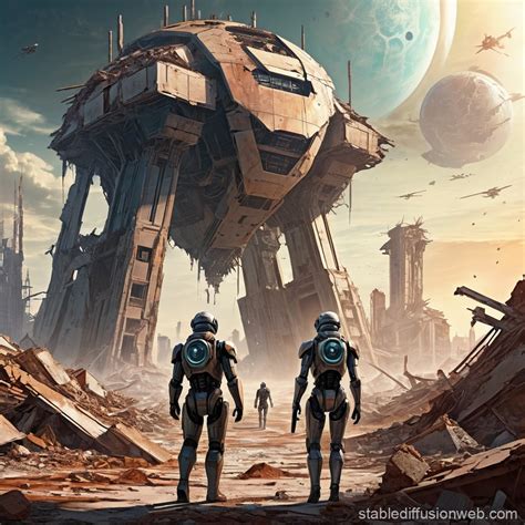 Fantasy Novel Post Apocalyptic Cover Art Stable Diffusion Online