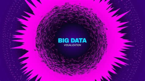 Premium Vector Big Data Visualization Information Fractal