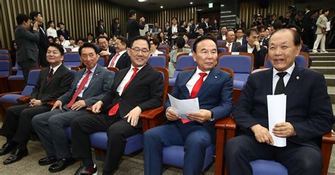 속보 22대 국회 전반기 국힘 몫 부의장 후보에 주호영 선출