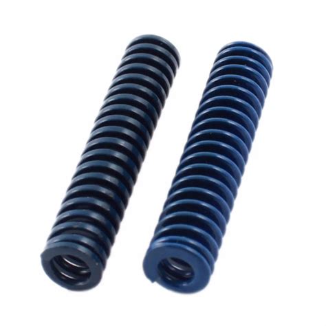 Uxcell 2pcs 8mm X 40mm Light Load Blue Spiral Stamping Compression