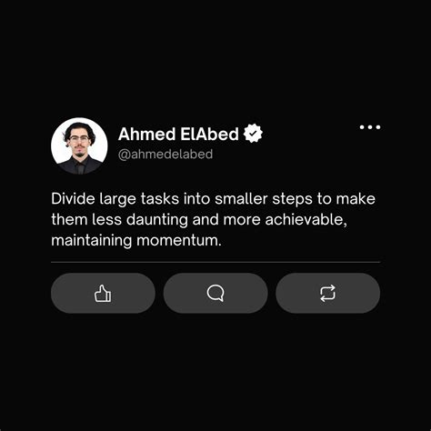 ahmed el abed on linkedin productivity planning success