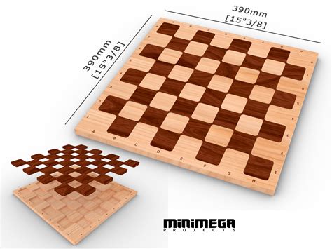 CHESSBOARD CNC Chessboard Router File Dxf Chessboard Laser Etsy