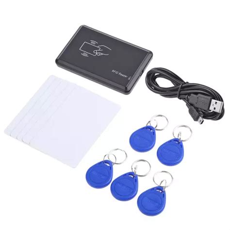 Rfid Usb Smart Card Reader 125khz Proximity Sensor With Id Cards Free