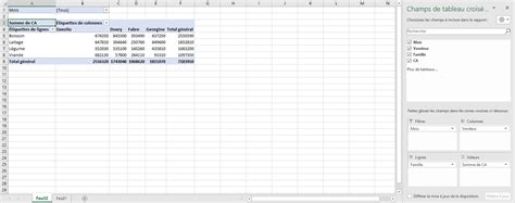 Réalisez des tableaux croisés dynamiques Maîtrisez les fondamentaux d Excel OpenClassrooms
