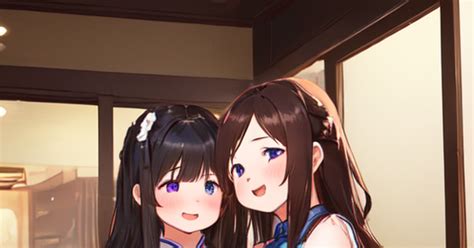 ムチムチ ぽっちゃりちゃんたちの百合ごと 104夜目 Naveのイラスト Pixiv