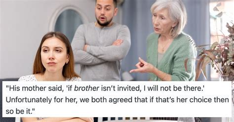 Aita For Not Caring That My Bfs Mom Wont Attend Our Wedding Since