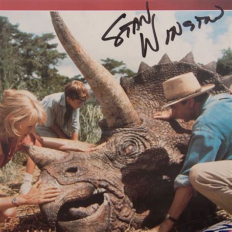 Jurassic Park Stan Winston Autographed Lobby Card