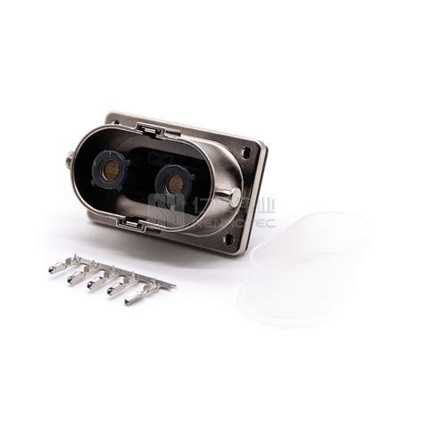 2 Pos High Power Electric Vehicle Connector Socket 125a Busbar φ6 5