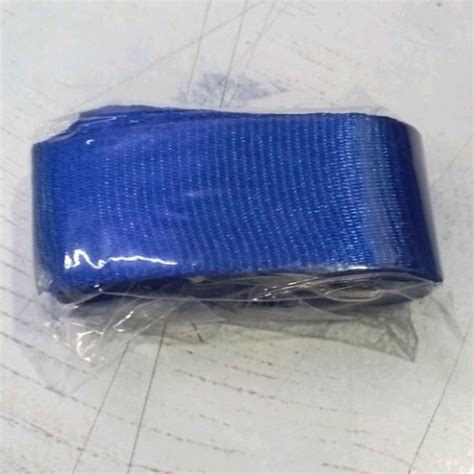 Blue Plain Satin ID Card Lanyard 0 75 Inch 12 Inch At Rs 7 5 Piece In