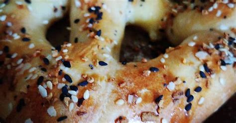 Everything Bagel Spiced Cream Cheese Stuffed Pizza Dough Pretzels
