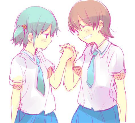 Mio And Yuuko Rhandholding