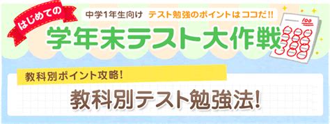 教科別テスト勉強法