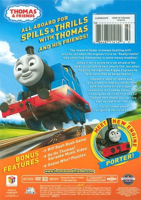 Thomas And Friends Spills And Thrills Dvd Dvd Empire