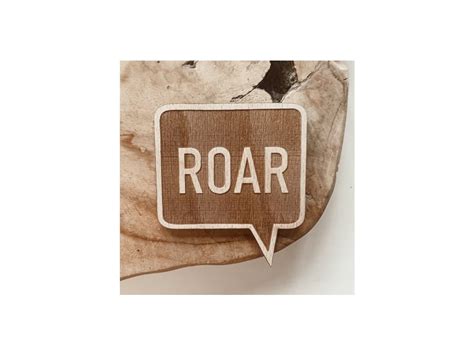 Dřevěná Dekorace Cedulka Do Pokojíčku Roar