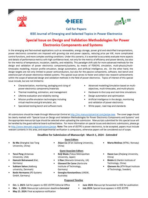 Jestpe Special Issue Design And Validation Extended Pdf