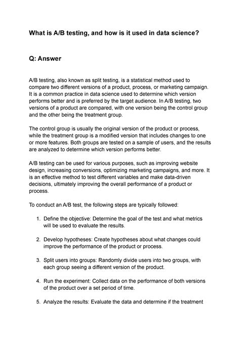 What Is A B Testing And How Is It Used In Data Science What Is A B Testing And How Is It